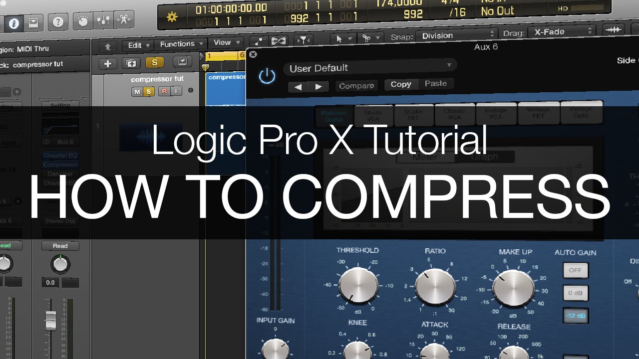 How To Compress - Logic Pro X Tutorial