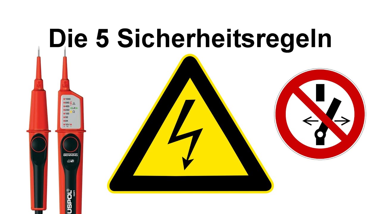 Die 5 Sicherheitsregeln