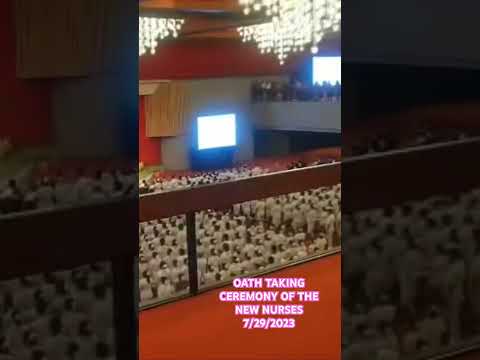 Oath taking ceremony of the new nurses