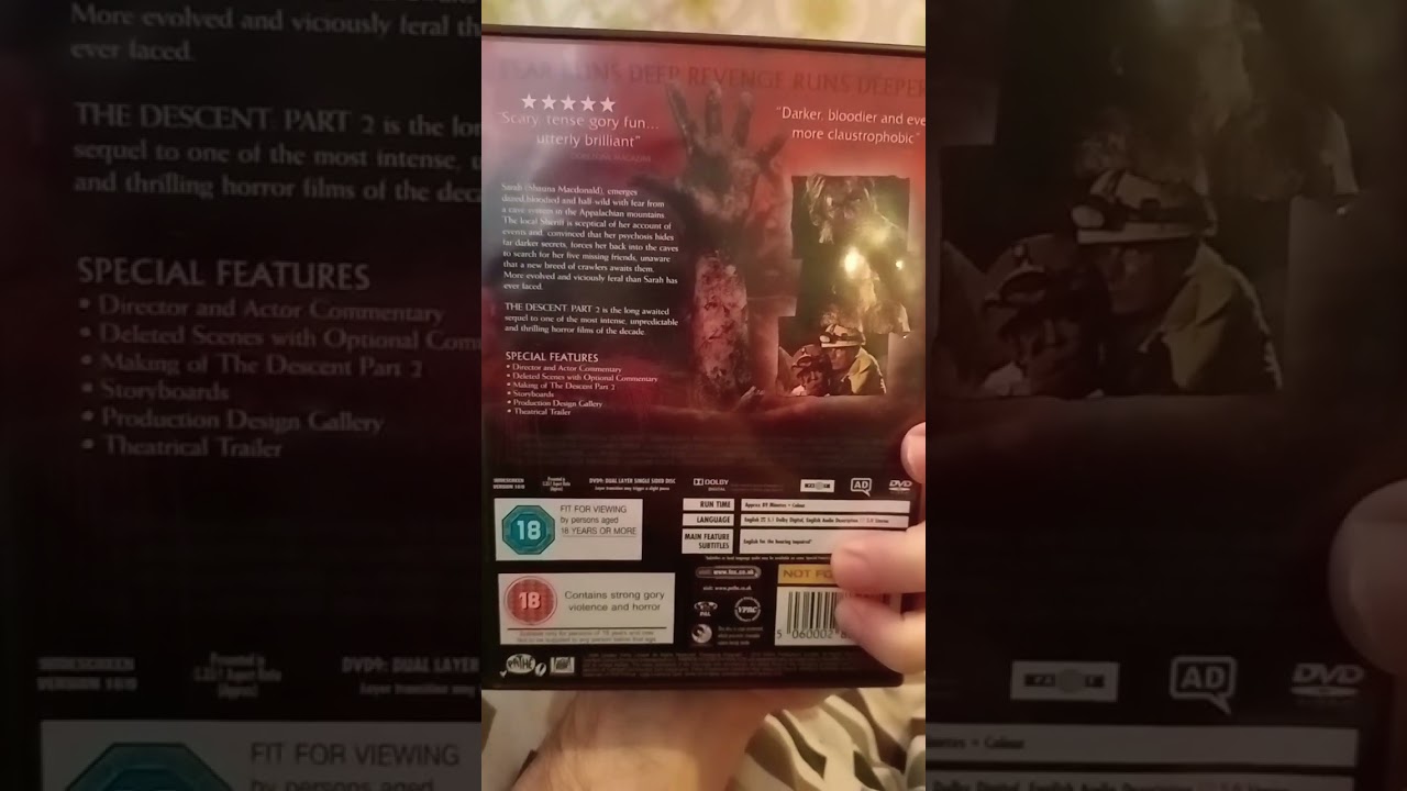 The descent part 2 movie dvd
