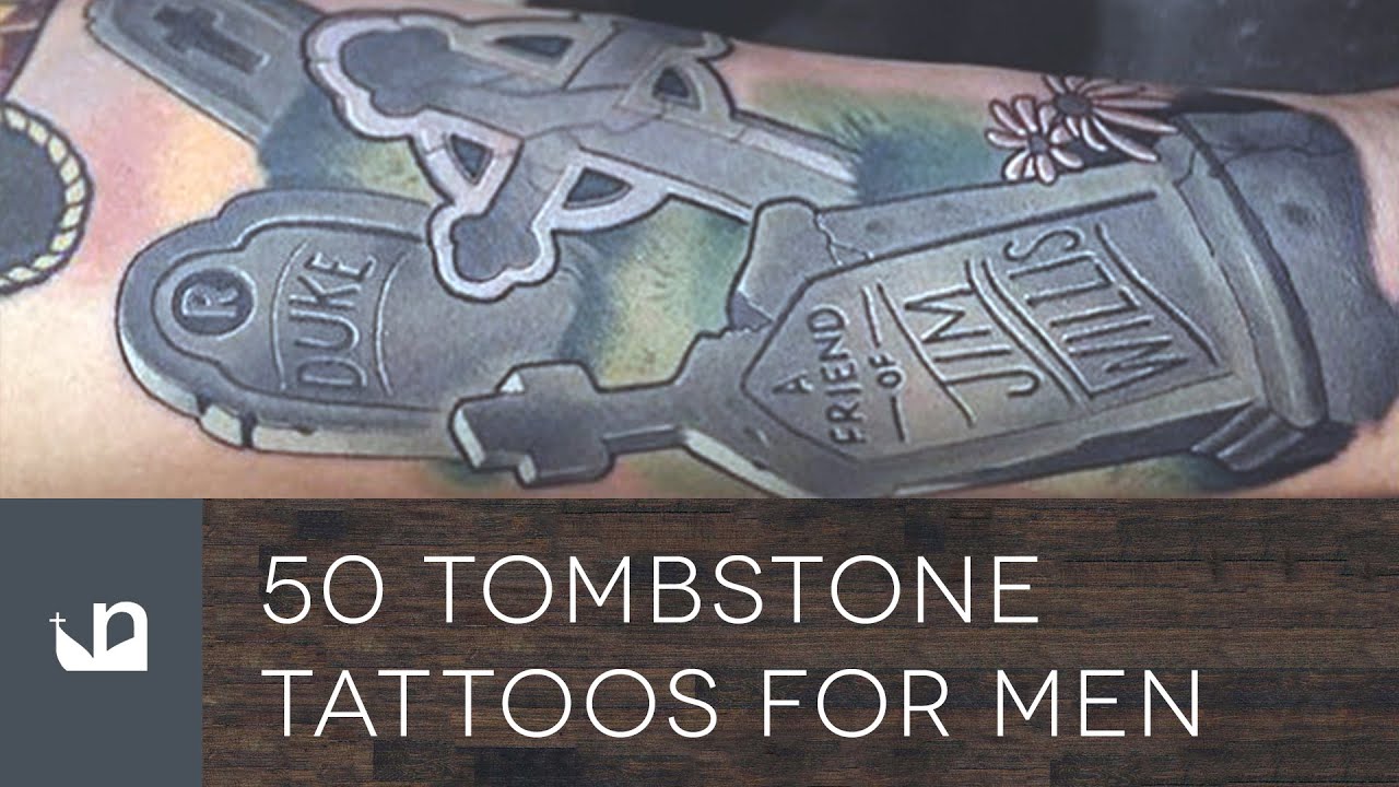 50 Tombstone Tattoos For Men