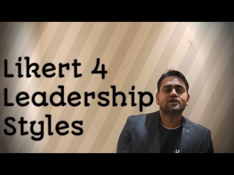 Likert Management Style System - Likert 4 Leadership Syles Video ...
