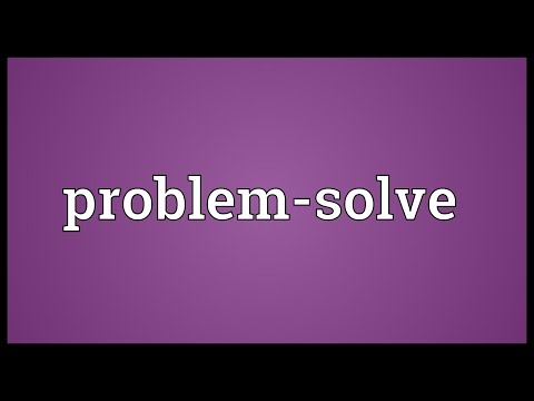 Problem-solve Meaning