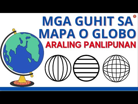 Imahinasyong Guhit o Mga Guhit sa Mapa o Globo