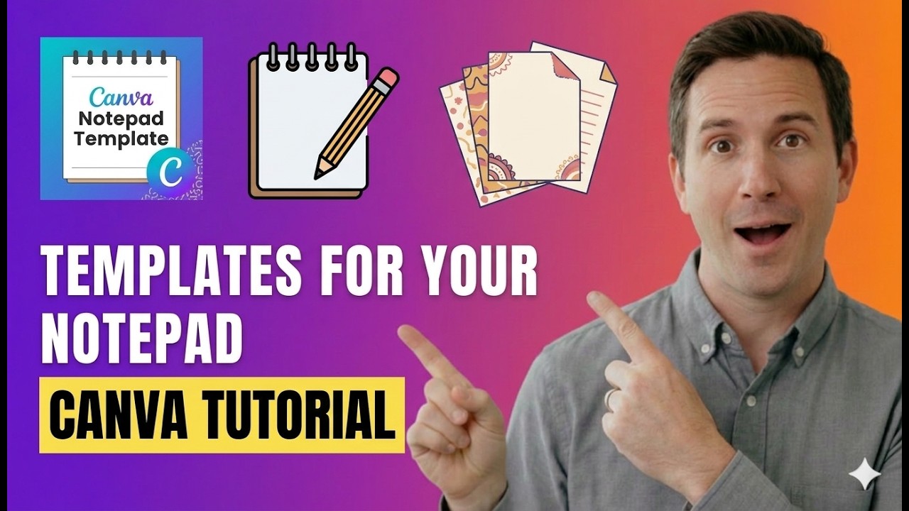 Templates for Your Notepad | Canva Tutorial