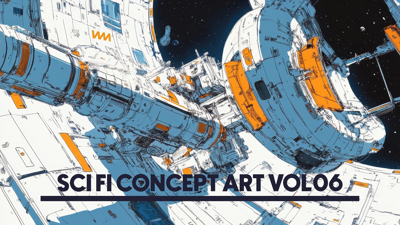 Sci Fi Concept Art Vol. 06 \ Lofi Chill For a Voyage Around the Universe