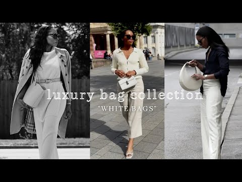 My Luxury Handbag Collection 2023 | Affordable & Classy White Bags