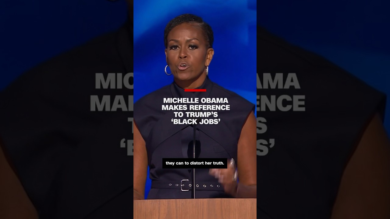 Michelle Obama makes reference to Trump’s ‘Black jobs'