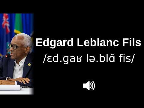 How to pronounce 'Edgard Leblanc Fils' (CORRECTLY!)