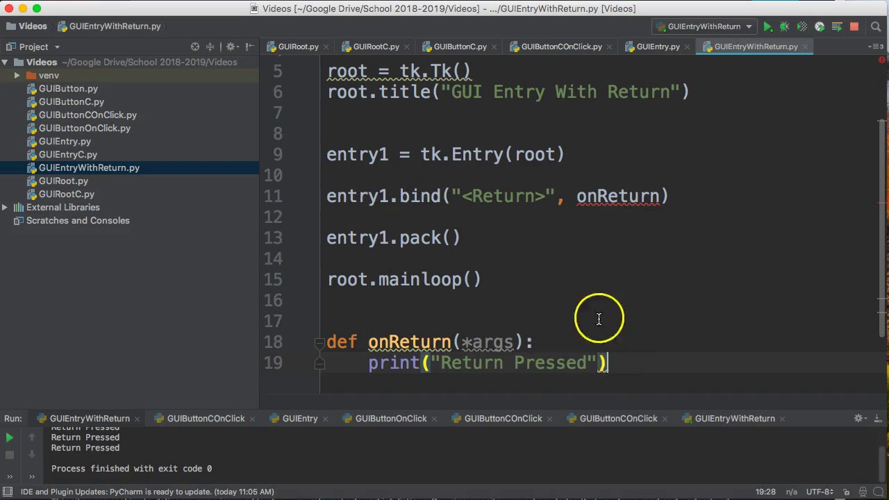 PYTHON 3 TKINTER - GUI ENTRY BIND KEY