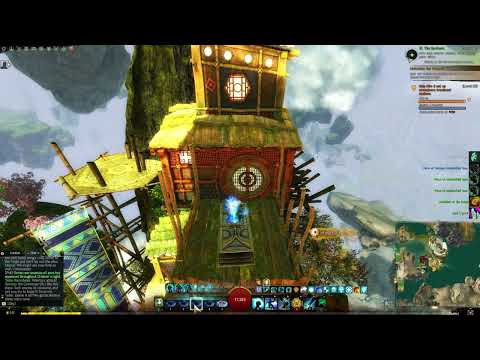 GW 2 gather 10 Great Arcane chests in Skywatch Archipelago