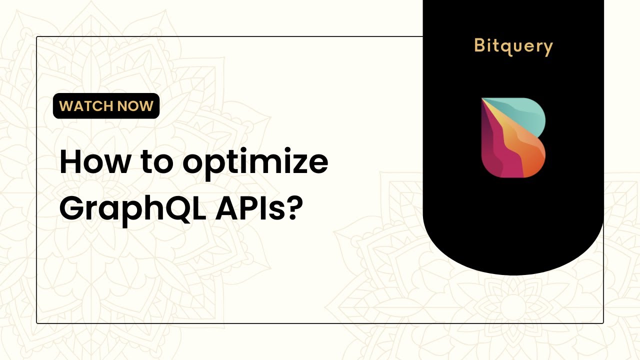 How to optimize your Bitquery API? (GraphQL Queries)