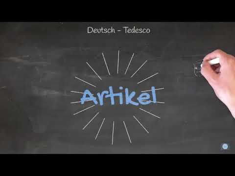 Deutsch German Tedesco - grammar - Die deutschen Artikel, German articles, gli articoli tedeschi
