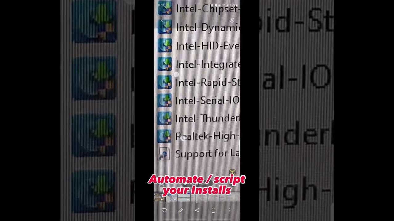 automate installations / script Installations