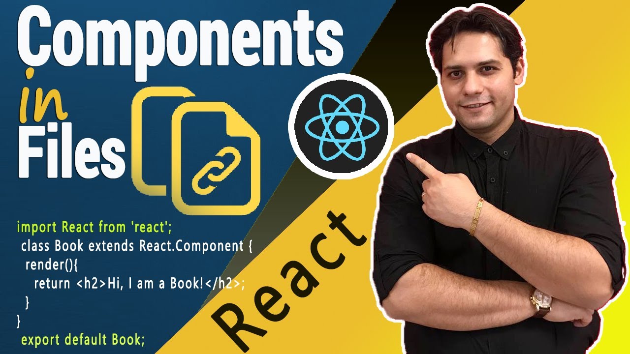 Components in Files | React Tutorials 2022 - with simple example !
