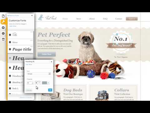 HTML Website Builder | Customize the text on your Wix Site