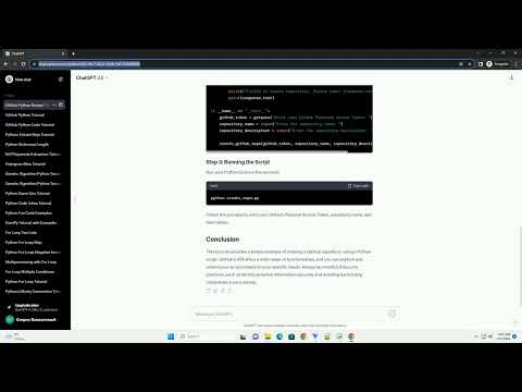 github python scripts