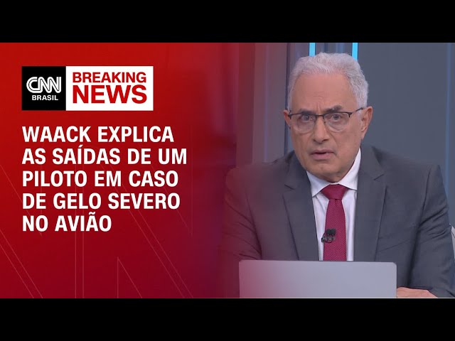 Quais são as saídas de um piloto em caso de gelo severo no avião; Waack explica | CNN Brasil