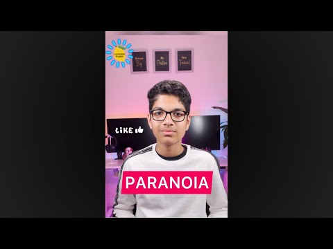 Paranoia meaning || English language || word Power || vocabulary building || #shorts