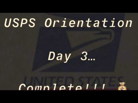 USPS Mail Handler Orientation Completed!!!!! Mail Handler Assistant