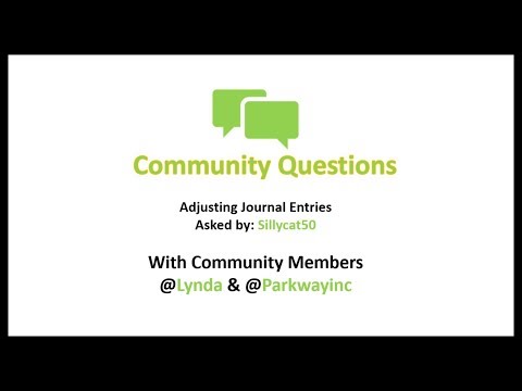 Using Adjusting Journal Entries in QuickBooks Online