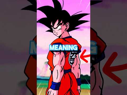 What Do Gokus Kanji Symbols Mean? #shorts #dragonballsuper