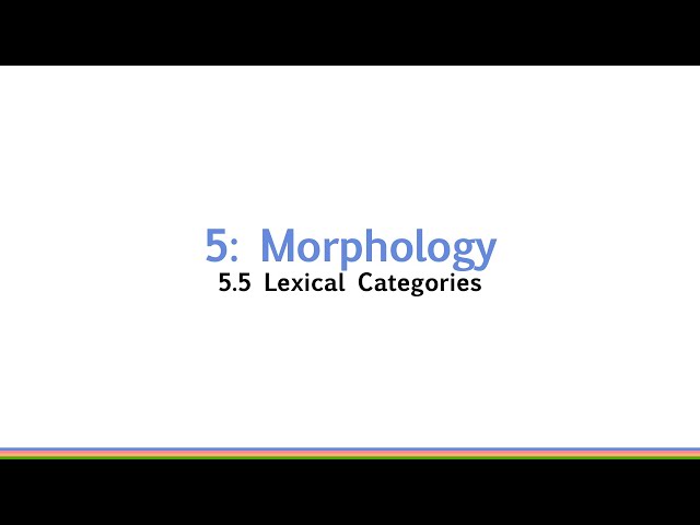 Understanding Lexical Categories in Linguistics | Galaxy.ai