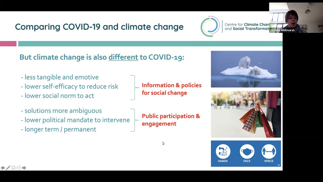 Professor Lorraine Whitmarsh: Engaging the public with climate change and low-carbon lifestyles