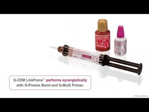 GC America G-CEM LinkForce Dual Cure Adhesive Resin Cement Syringe ...