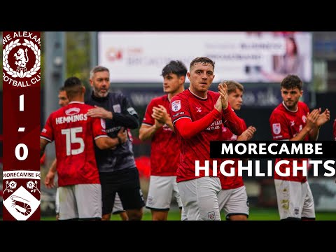 24/25 HIGHLIGHTS | Crewe Alexandra 1-0 Morecambe