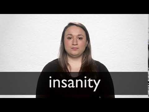 INSANITY definition and meaning | Collins English Dictionary