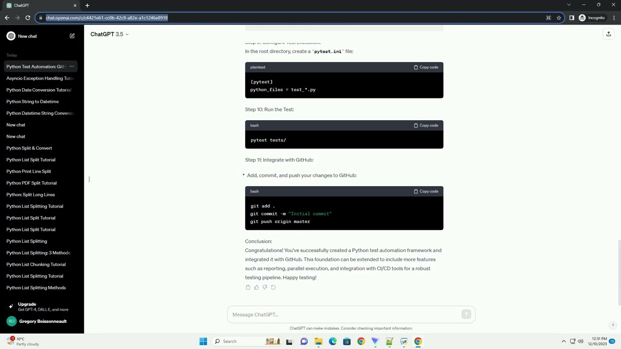 python test automation framework github