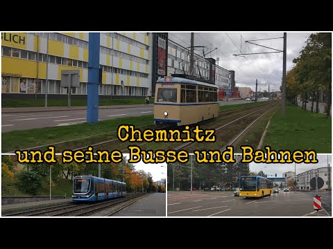 Chemnitz und seine Busse und Bahnen