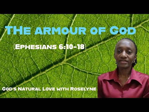 The word of God is our sword (the 6 - key pieces of the armour of God) @ God's Natural Love