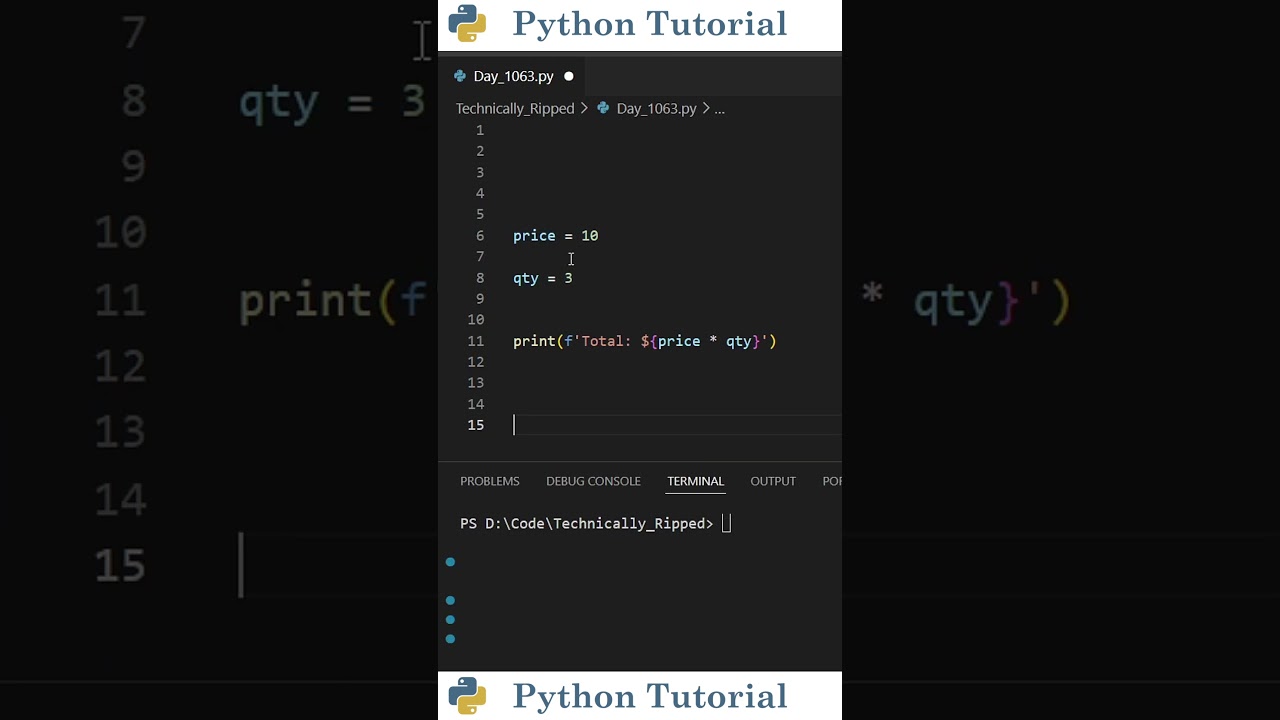 Running Expressions Inside F-Strings | Python Tutorial