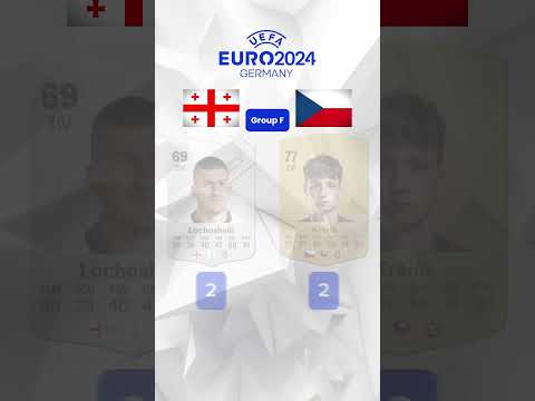Georgia VS Czechia |EURO 2024| #euro2024 #football #fifa #eafc24 #footballshorts #georgia #czechia