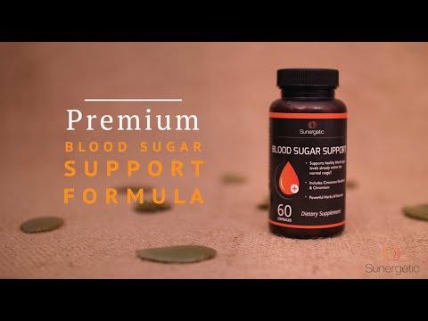 Sunergetic Products Blood Sugar Support Supplement