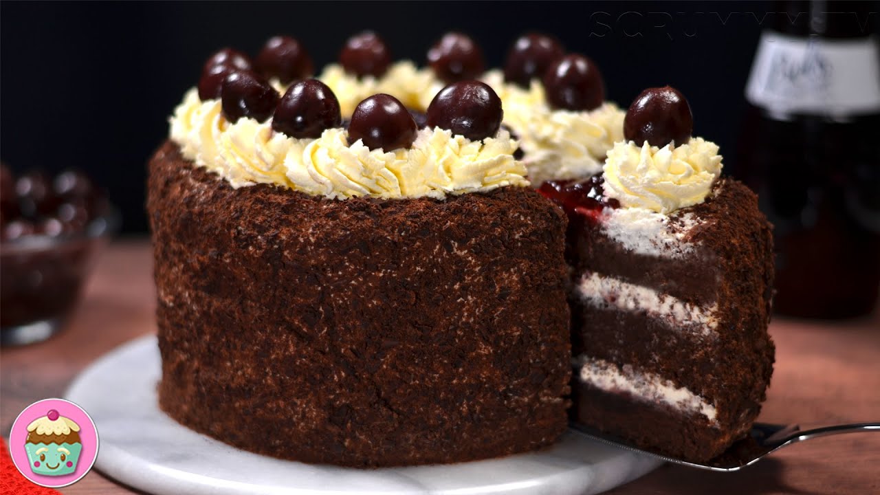 How to make Black Forest Gateau Cake