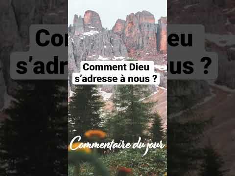 Comment Dieu s’adresse à nous ? #christ #jesus #commentairedujour