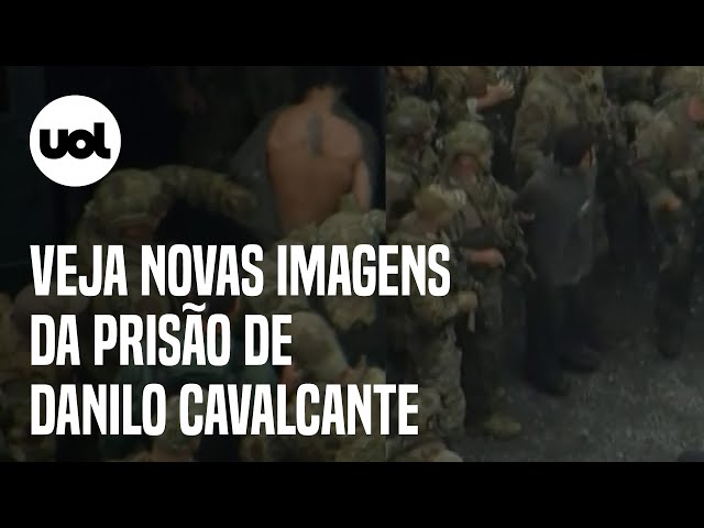 Brasileiro foragido: Policiais posam com Danilo Cavalcante pós-captura