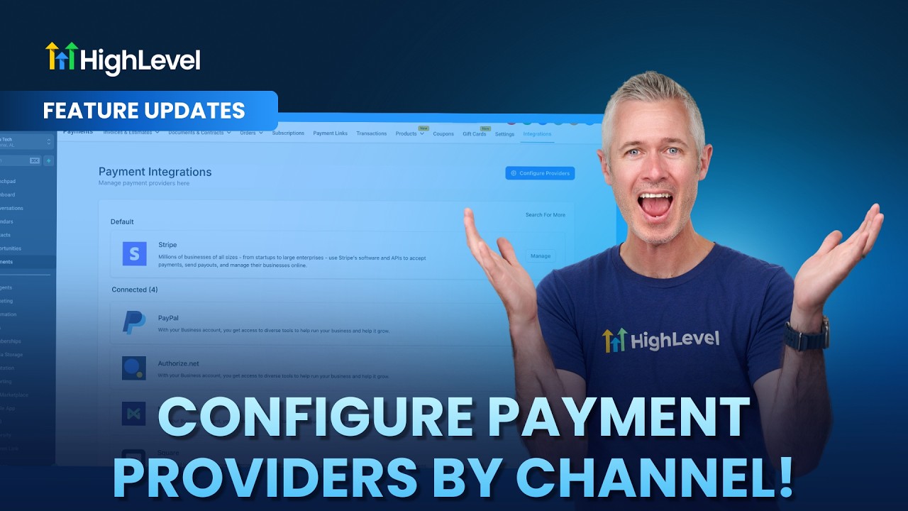 Configure Payment Providers by Channel!