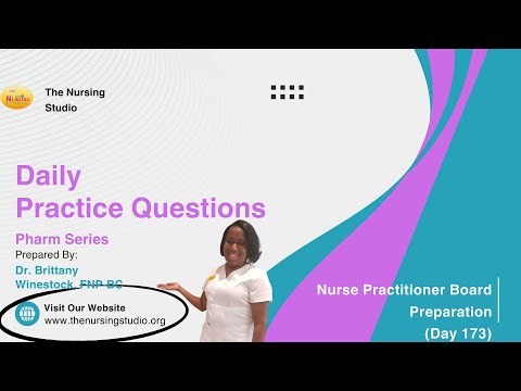 Pharm Series: Musculoskeletal (Wrist) Treatment Questions for NP Board Prep. ANCC/AANP (Day 173)