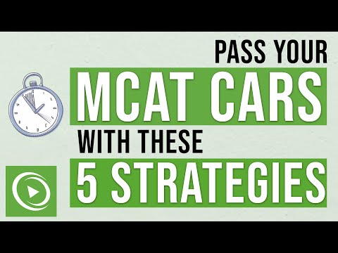 MCAT CARS: The BEST strategy to to pass!