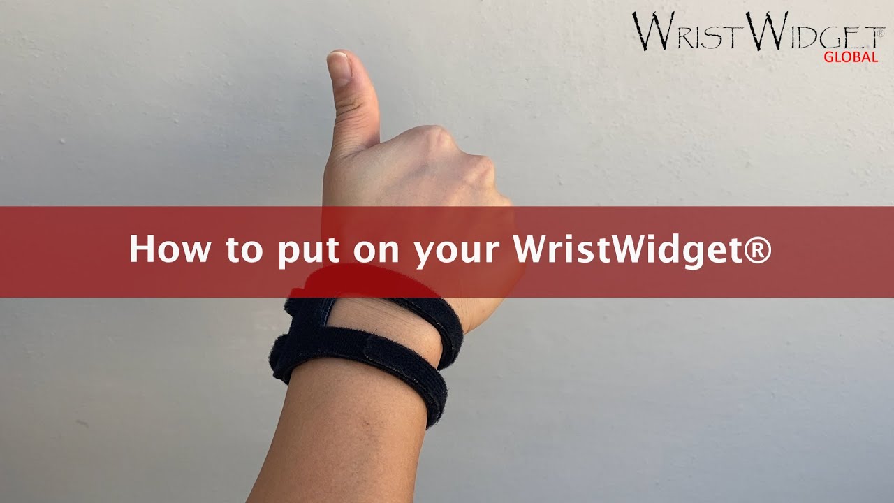How to put on your WristWidget®
