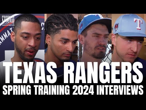 Marc Church, Antoine Kelly, Josh Sborz & Andrew Heaney Discuss Texas Rangers 2024 Spring Training