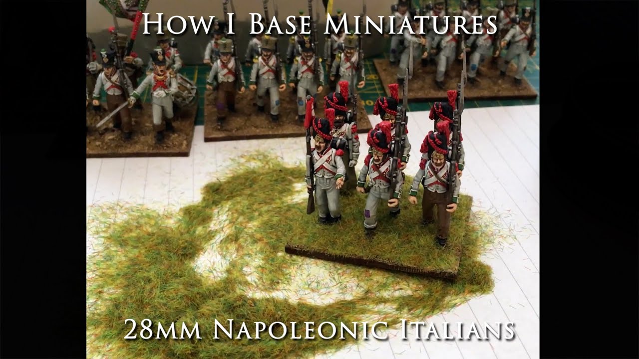 How I Base 28mm Napoleonics