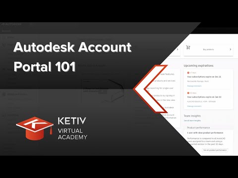Autodesk Account Portal 101 | KETIV Virtual Academy
