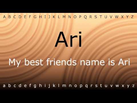 Here I will teach you how to pronounce 'Ari' with Zira.mp4