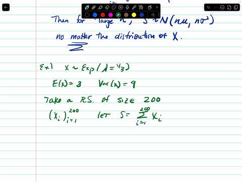 CLT example sum version