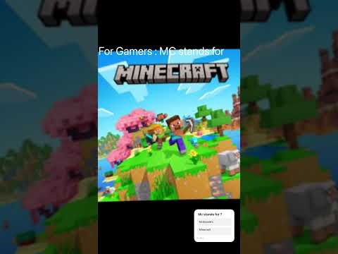 What MC stands for ?? | Watermelon YT| #minecraft #mcdonalds